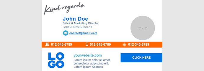 I will code custom responsive HTML email signature | Gabriel Soare